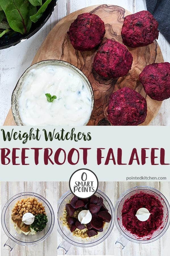 Beetroot Falafel | Weight Watchers | Pointed Kitchen