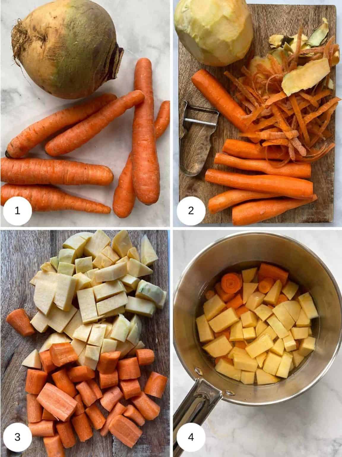 Swede (Rutabaga) & Carrot Mash | Weight Watchers | Pointed Kitchen