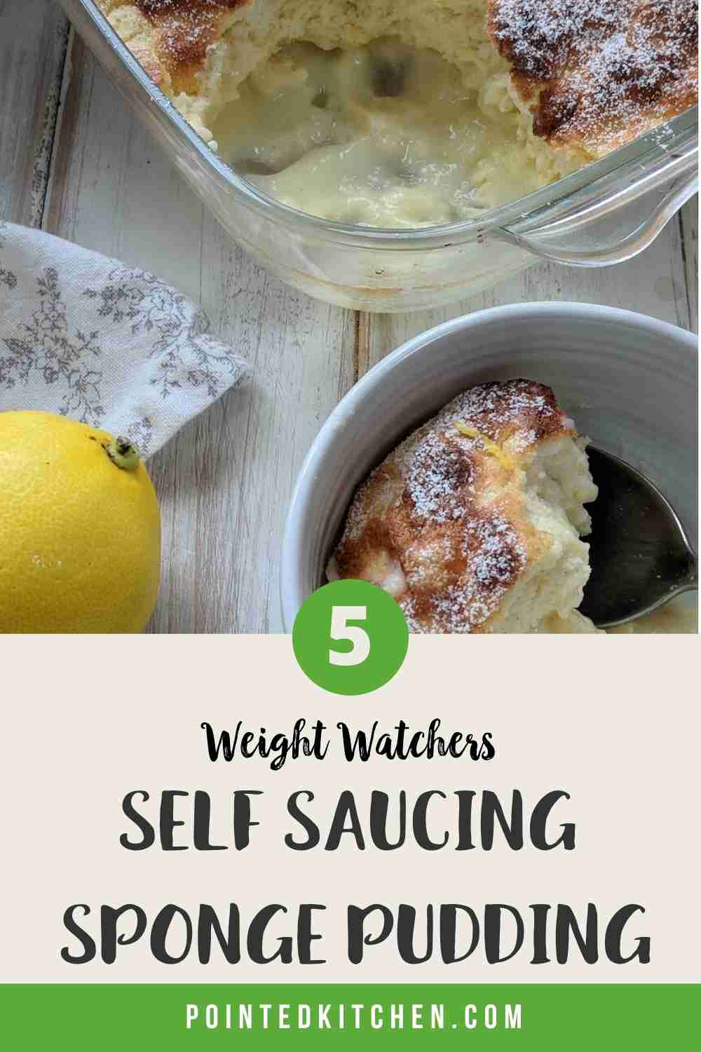 Lemon Pudding | Weight Watchers | Pointed Kitchen
