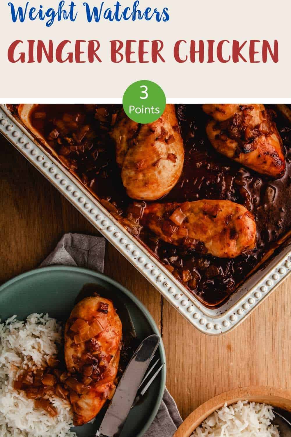 Ginger Beer Chicken | Weight Watchers | Pointed Kitchen