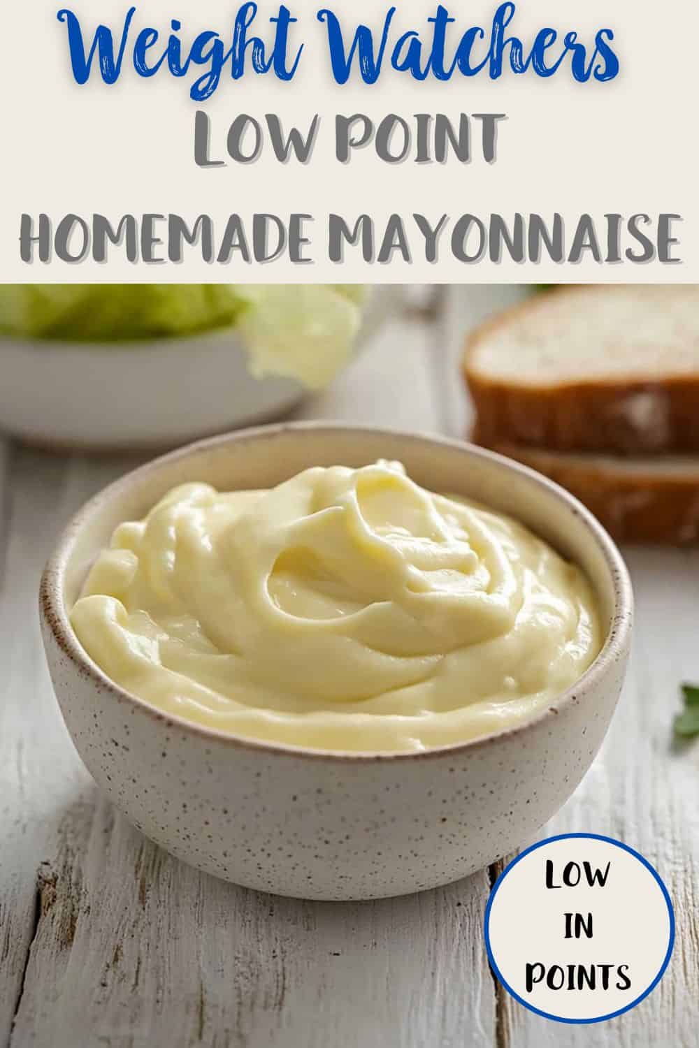 Low Point Mayonnaise | Weight Watchers | Pointed Kitchen